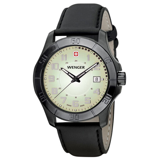 Wenger Alphine Quartz Green Dial Men's Watch 7047X 029621704746 ...