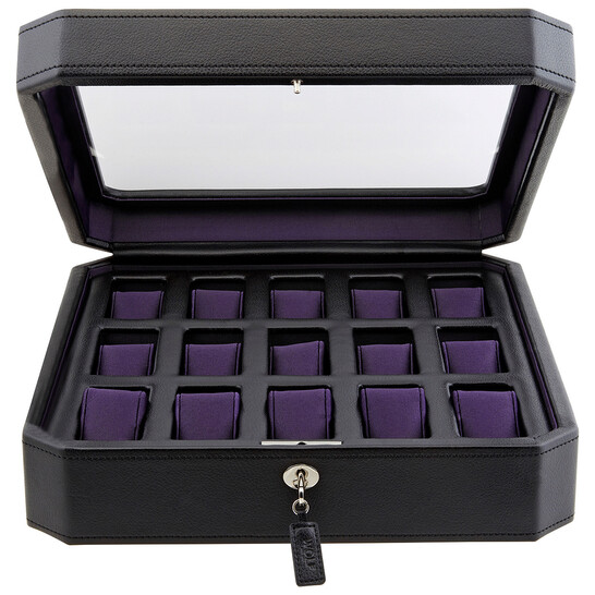 Wolf Windsor Fifteen Piece Watch Box 458503 842047177273 - Watch ...