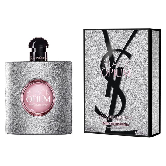 Yves Saint Laurent Ladies Black Opium Glitter EDP Spray 3 oz Fragrances ...
