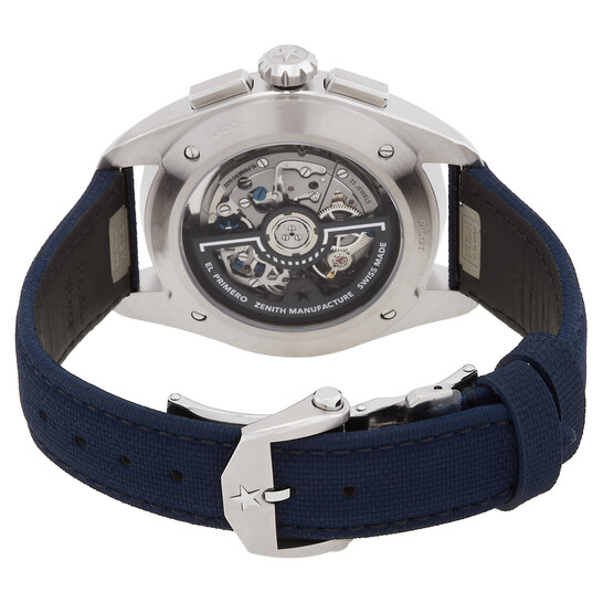 Zenith Pilot Big Date Flyback Automatic Blue Dial Men's Watch 03.4000. ...