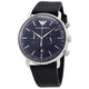 Emporio Armani Aviator Chronograph Quartz Blue Dial Men's Watch AR11105 ...