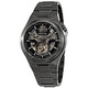 Bulova Classic Automatic Gunmetal Skeleton Dial Men's Watch 98A179 ...
