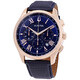 Bulova Classic Chronograph Blue Dial Men's Watch 97B170 042429556997 ...