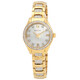 Bulova Crystal Quartz White Dial Ladies Watch 98L306 042429592803 ...