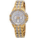 Bulova Crystal Silver Dial Yellow Gold-tone Men's Watch 98C126 ...