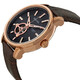 Bulova Mechanical Black Dial Rose Gold-tone Men's Watch 97A109 ...