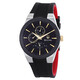 Bulova Modern Millenia Chronograph Quartz Black Dial Men's Watch 98C146 ...