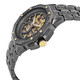 Bulova Octava Automatic Crystal Gold Skeleton Dial Men's Watch 98A293 ...