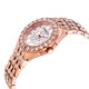 Bulova Phantom Rose Gold-tone Baguette Swarovski Crystal Ladies Watch ...
