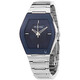 Bulova Quartz Blue Dial Stainless Steel Ladies Watch 96L293 ...