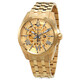 Bulova Sutton Automatic Gold Skeleton Dial Men's Watch 97A162 ...