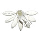 Burberry Long Crystal Half-daisy Drop Earring And Stud Set In Iris ...