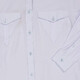 Burberry Pale Blue Irem Silk Crepe De Chine Logo Detail Oversized Shirt ...