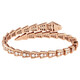 Bvlgari Serpenti Viperone-Coil 18kt Rose Gold Bracelet, Size S 353792 ...