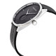 Calvin Klein Accent Quartz Black Dial Black Leather Men's Watch ...