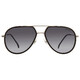 Carrera Grey Shaded Pilot Unisex Sunglasses CARRERA 295/S 0807/9O 58 ...