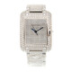 Cartier Tank Anglaise Diamond Pave 18kt White Gold Automatic Men's ...