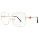 Chopard Demo Square Ladies Eyeglasses VCHF99G 300Y 56 190605369920 ...
