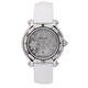 Chopard Happy Sport Diamond Snowflake Steel White Rubber Watch 27/8949 ...