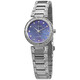 Citizen Eco-Drive Crystal Blue Mother of Pearl Dial Ladies Watch EM0840 ...