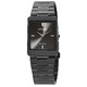 Citizen Eco-Drive Stiletto Black Dial Black Ion-plated Unisex Watch ...