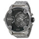 Diesel SBA Dual Time Chronograph Grey Dial Men's Watch DZ7259 ...