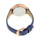 Fossil Jacqueline Silver Dial Navy Leather Quartz Ladies Watch ES3843 ...