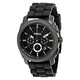 Fossil Machine Chronograph Black Dial Black Silicone Men's Watch FS4487 ...