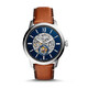 Fossil Townsman Automatic Skeleton Blue Dial Men's Watch ME3154 ...