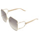 Gucci Brown Gradient Butterfly Ladies Sunglasses GG1564SA 003 61 ...