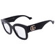 Gucci Demo Square Ladies Eyeglasses GG1423O 001 50 889652439129 ...