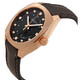 Gucci GG2570 Black Dial Rose Gold-tone Men's Watch YA142309 ...