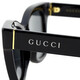 Gucci Grey Cat Eye Ladies Sunglasses GG1133S 001 52 889652380667 ...
