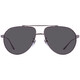 Gucci Grey Pilot Men's Sunglasses GG1311S 001 61 889652413419 ...