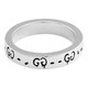 Gucci Sterling Silver GG Ghost Ring, Brand Size 19 YBC477932001 ...