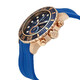 Invicta Pro Diver Chronograph Blue Dial Blue Polyurethane Men's Watch ...