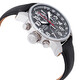 Invicta Pro Diver Chronograph Grey Dial Black Leather Men's Watch 24736 ...