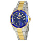 Invicta Pro Diver Quartz Blue Dial Two-tone Men's Watch 8935 ...