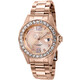 Invicta Pro Diver Quartz Crystal Rose Gold Dial Ladies Watch 37698 ...