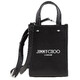 Jimmy Choo Mini N/S Tote Leather Mini Tote Bag MINI N/S TOTE BLACK ...