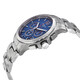 Longines Conquest V.H.P. Perpetual Chronograph Quartz Blue Dial Men's ...