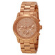 Michael Kors Runway Chronograph Gold Dial Ladies Watch MK5128 ...