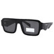 Prada Grey Browline Men's Sunglasses PR A05S 16K08Z 53 8056597971829 ...