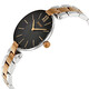 Rado Coupole Black Dial Two-tone Ladies Watch R22850163 7612819048192 ...