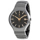 Rado True Automatic Grey Dial Platinum-Tone Ceramic Unisex Watch ...