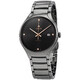 Rado True Grey Diamond Dial Automatic Men's Ceramic Watch R27057712 ...