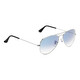 Ray-Ban Aviator Gradient Light Blue Gradient Unisex Sunglasses RB3025 ...