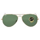 Ray-Ban Aviator Large Metal II Green G-15 Unisex Sunglasses RB3026 ...