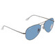 Ray-Ban Aviator Metal II Polarized Blue Unisex Sunglasses RB3689 004/S2 ...