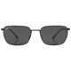 Ray-Ban Chromance Dark Grey Rectangular Unisex Sunglasses RB3684CH 002 ...